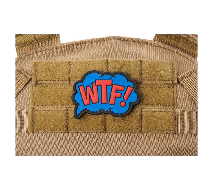 WTF! PVC Patch – Green Beret