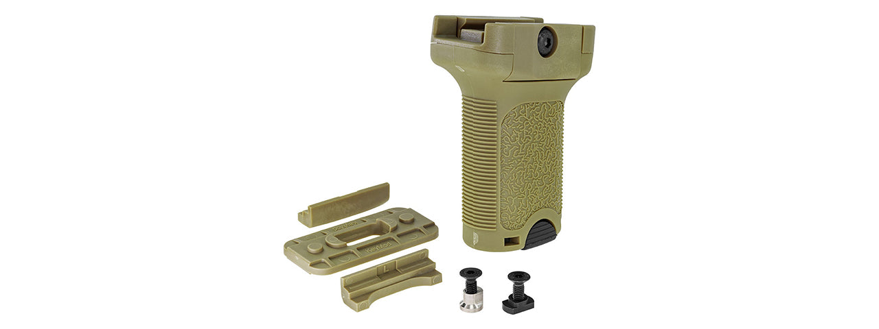 BCM Vertical Grip for Picatinny, Keymod, & M-LOK – Green Beret