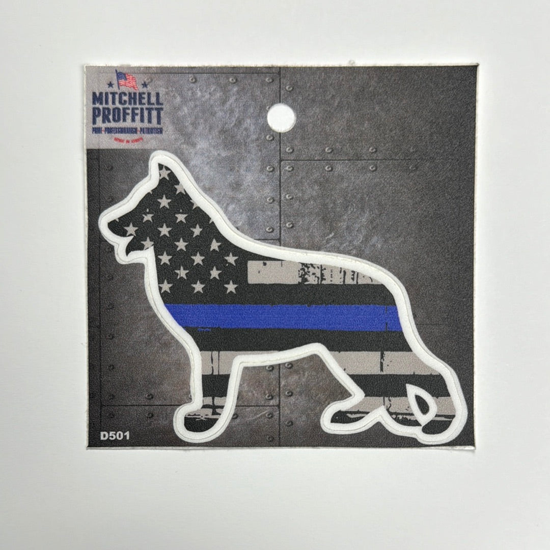 TBL K9 Outline Sticker – Green Beret