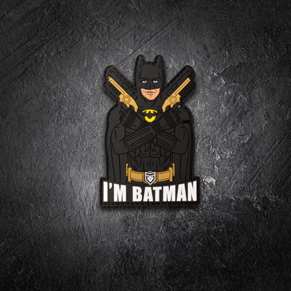 I'm Batman PVC Patch – Green Beret