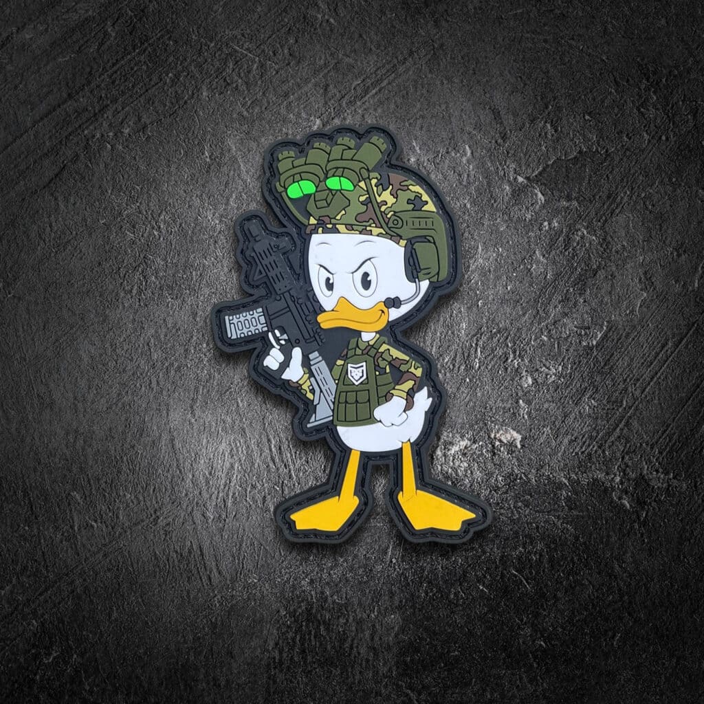 Tacti-Duck Tales PVC Patch – Green Beret