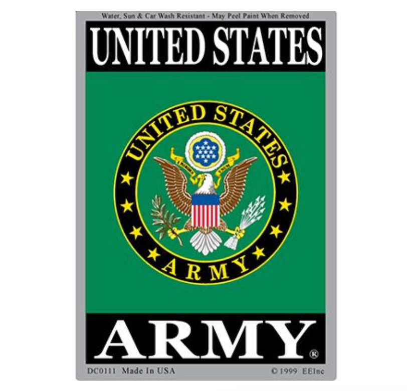 Army Rectangle Decal – Green Beret