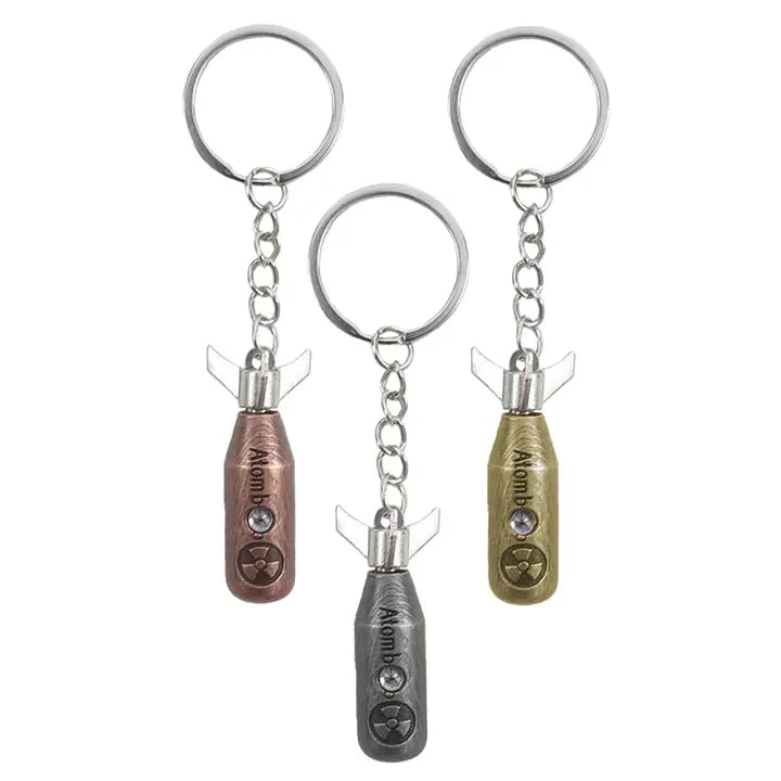 Mini Atomic Bomb Keychain – Green Beret
