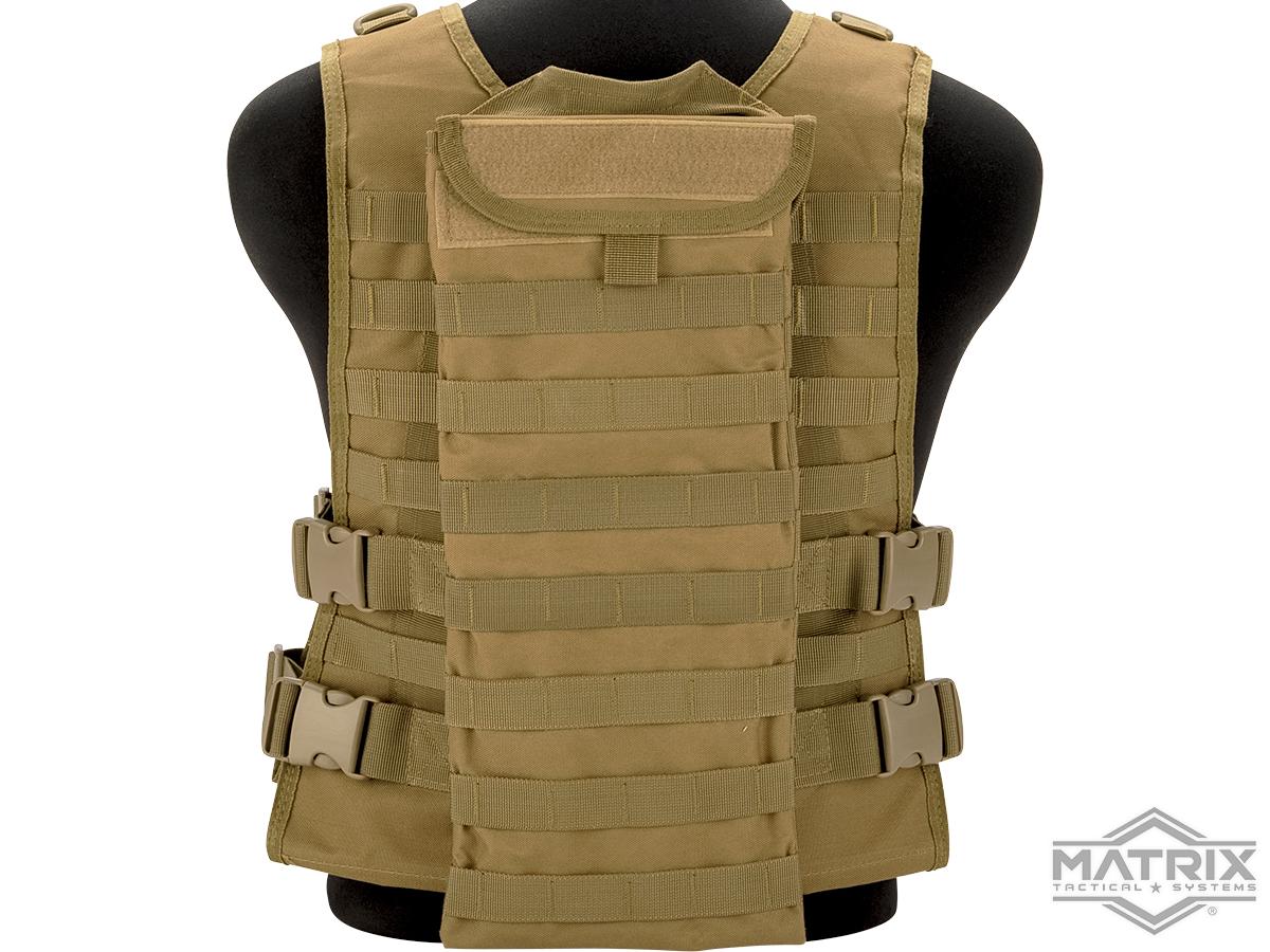 Matrix MOLLE Plate Carrier w/Hydration Carrier – Green Beret