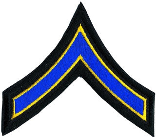 Private Chevron Gold Royal Black – Green Beret