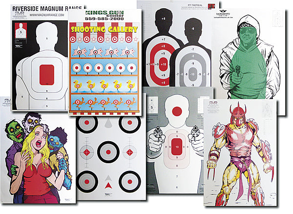 Assorted Paper Targets – Green Beret