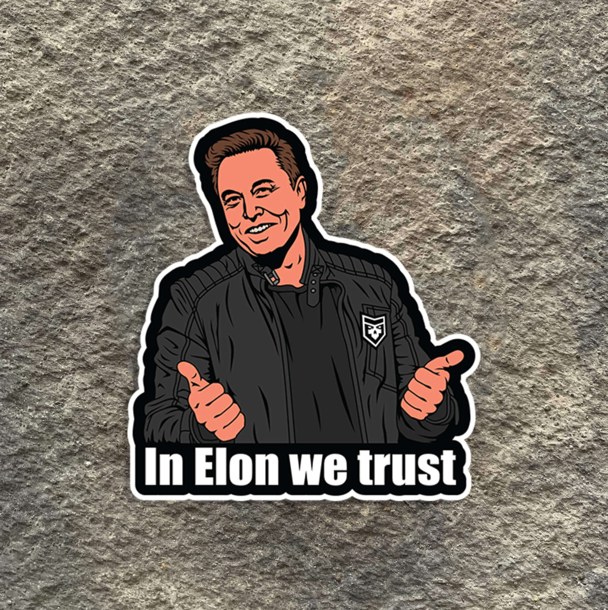 In Elon We Trust Decal – Green Beret