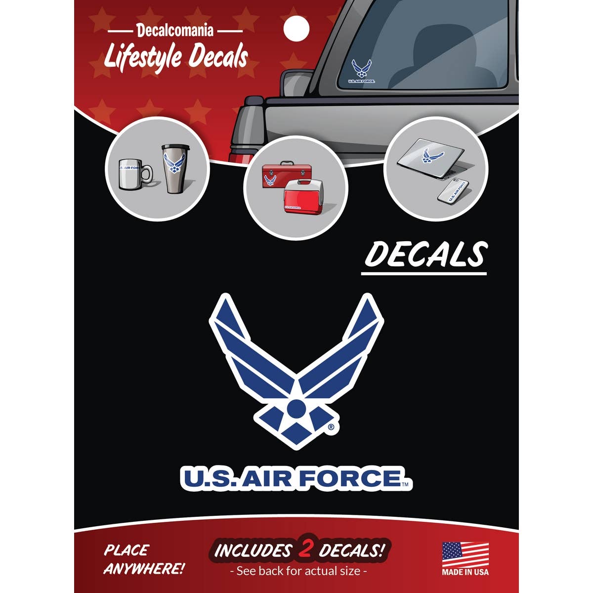 U.S. Air Force Licensed Logo Military Car Sticker Decal – Green Beret