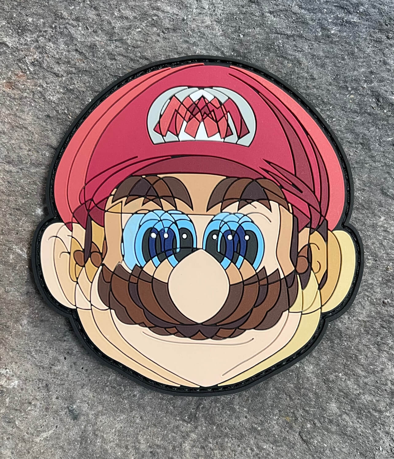 Trippy Super Mario PVC Patch – Green Beret