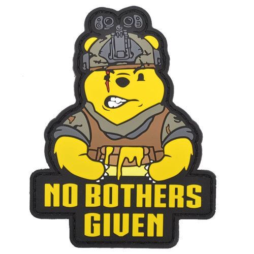 No Bothers Given PVC Patch – Green Beret