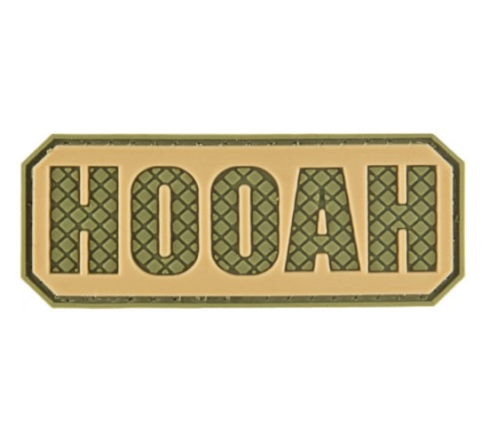 HOOAH PVC Morale Patch – Green Beret