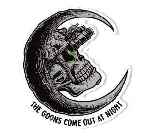 SavTac Goons Come Out At Night Sticker* – Green Beret