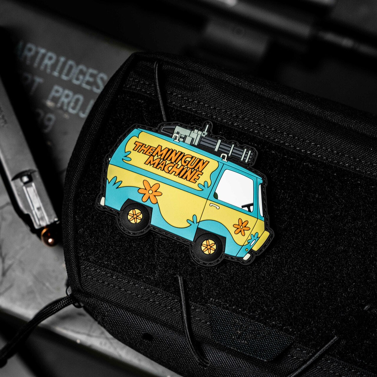 The Minigun Machine PVC Patch – Green Beret