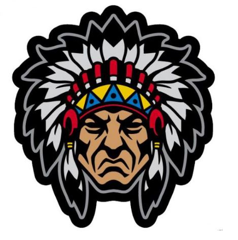 Native American Warrior Head PVC Patch – Green Beret