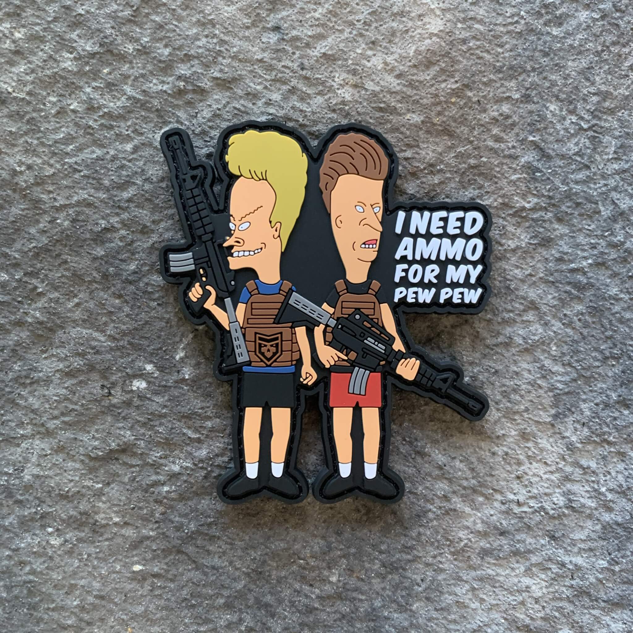 Beavis & Butthead Ammo PVC Patch – Green Beret