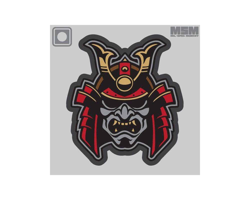 Samurai PVC Morale Patch – Green Beret