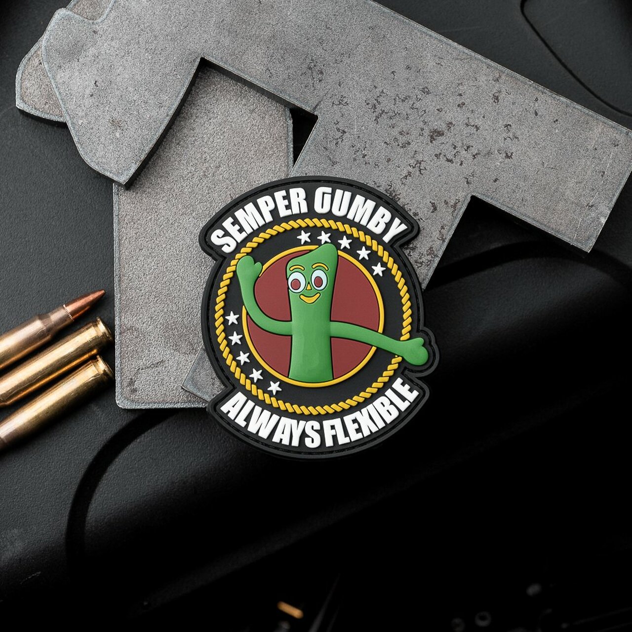 Semper Gumby PVC Patch – Green Beret